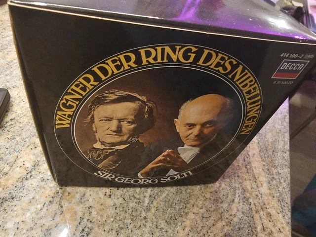 WAGNER: DER RING des Nibelungen - Sir Georg Solti - Decca 15x CDs Box Set EUR 40,00 - PicClick DE