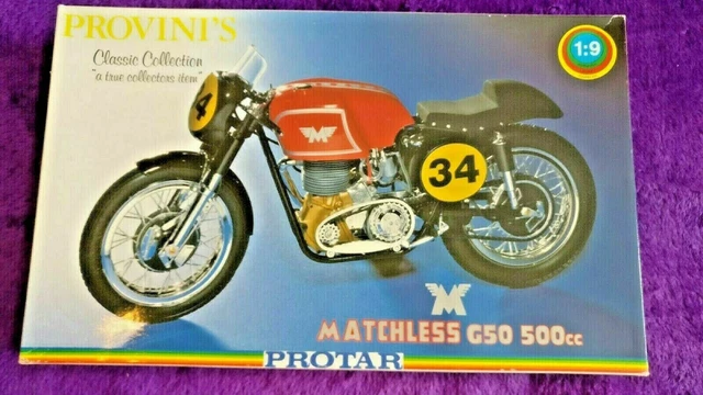PROTAR 1:9 MATCHLESS G50 500cc Motorcycle Model Kit #11361 *FACTORY ...