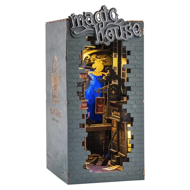 Teen Craft Project DIY Book Nook Kit - Miniature Magic Coffee Shop ...