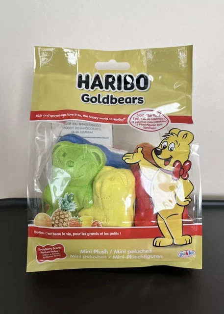 VERY RARE! HARIBO Scented Pack of Golders Plush Set 💥Read Desc B4 Buy💥 ...