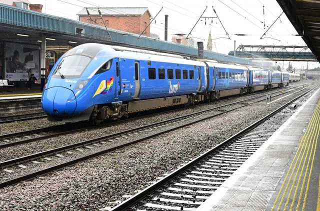 CLASS 803 NO 803003 in lumo pride at doncaster £1.00 - PicClick UK