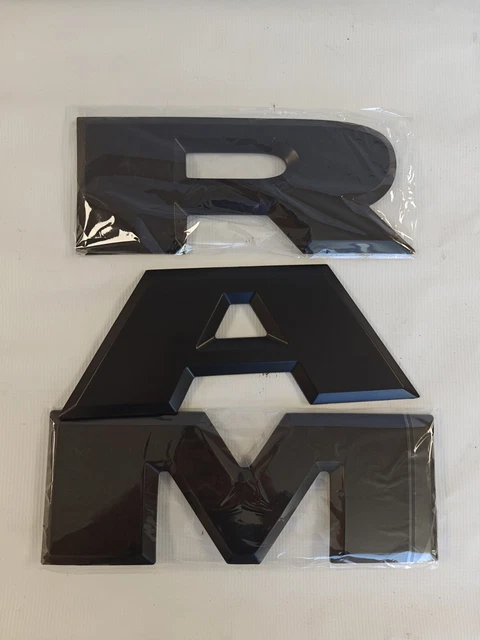 INSERTS DE HAYON arrière emblèmes pour lettres Ram 2015-2020 insignes ...