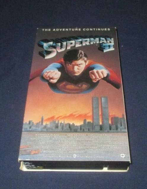 SUPERMAN II (VHS, 1990) Christopher Reeve, Gene Hackman, Margot Kidder ...