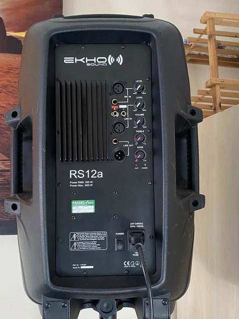 SET OFF EKNO sound RSa active speakers with stands £200.00 - PicClick UK