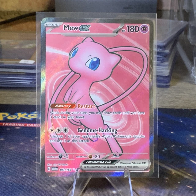 POKÉMON TCG MEW ex Scarlet & Violet-151 193/165 Holo Ultra Rare EUR 27 ...