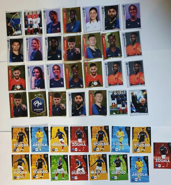 LOT DE 28 Stickers + 15 Cartes France Football 2020 EUR 2,50 - PicClick FR