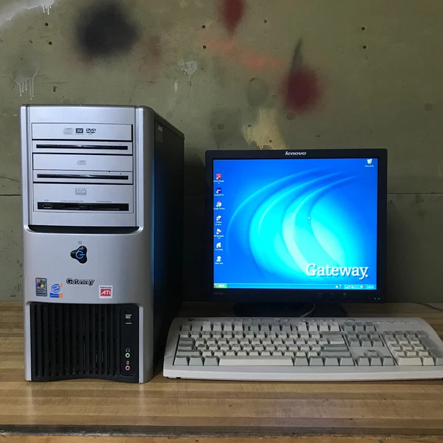 GATEWAY 700GR PC for Retro Gaming Pentium 4 3.40GHz 256MB RAM (Windows ...