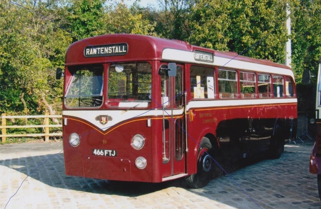 BUS PHOTO RAWTENSTALL Corporation 58 Photograph Leyland Tiger Cub ...