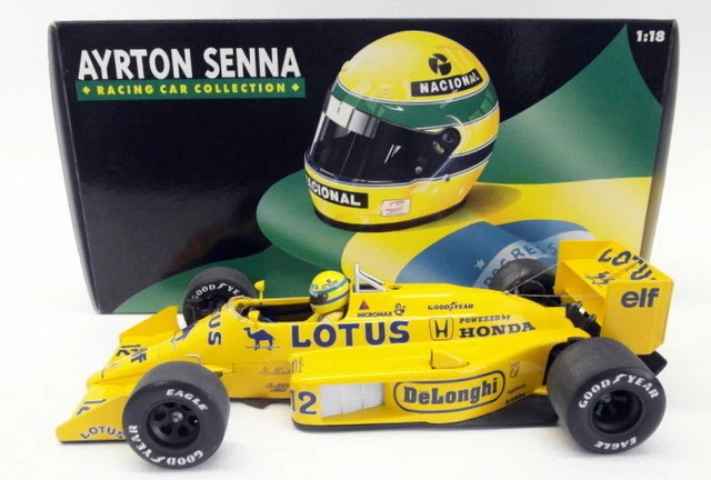 MINICHAMPS 1/18 SCALE Diecast - 540 871812 Senna Lotus Honda 99T 1987 ...