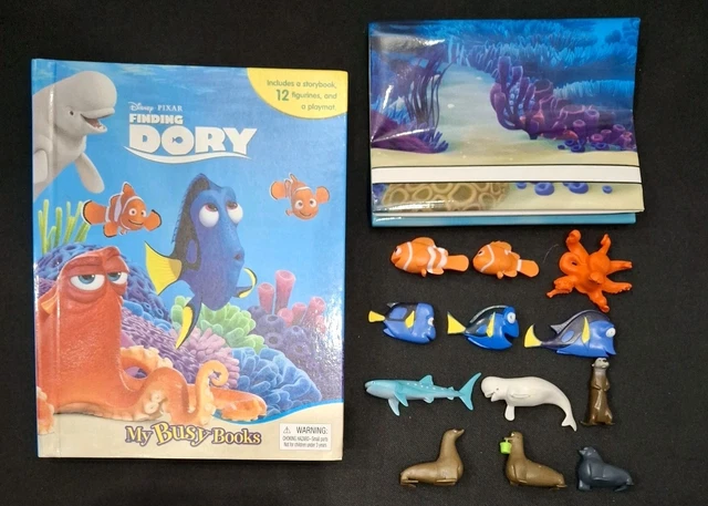 MY BUSY BOOKS Disney Finding Dory (Nemo) Playmat & 12 Figurines ( Cake ...