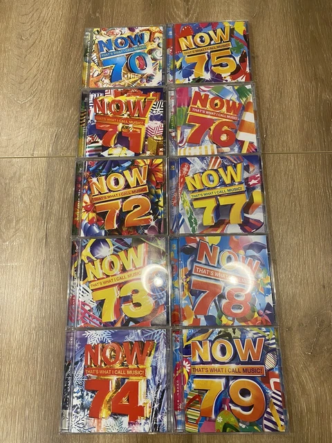 NOW THAT’S WHAT I Call Music CD Bundle 70, 71, 72, 73, 74, 75, 76, 77 ...