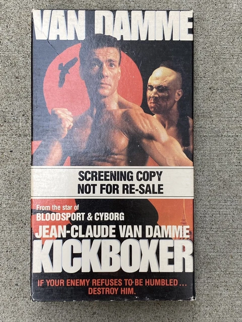 KICKBOXER JEAN-CLAUDE VAN Damme SCREENING COPY VHS 1989 $5.99 - PicClick CA