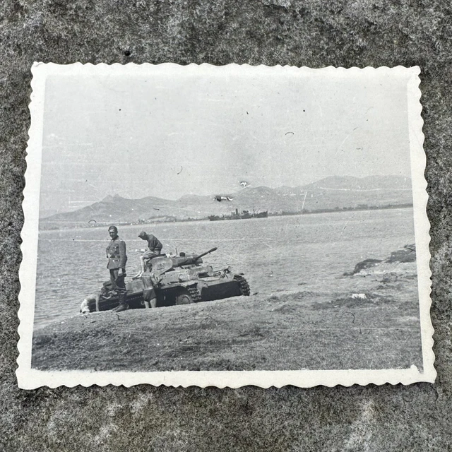 ORIGINAL WWII WW2 German Army Wehrmacht Panzer Tanker Tank Photograph £ ...