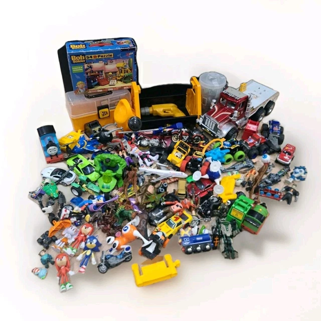 HUGE RANDOM TOY Bundle Action Figure Vehicle Joblot Various Brands ...