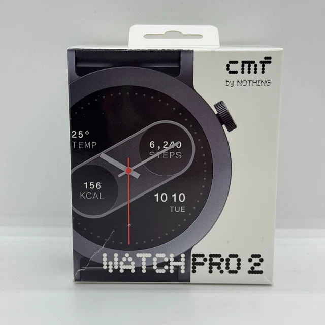 CMF NOTHING WATCH Pro 2 Smartwatch AMOLED Display 11 Tage Akkulaufzeit ...