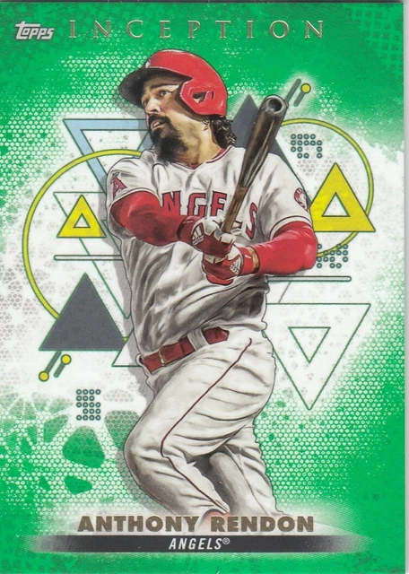 ANTHONY RENDON TOPPS Inception Vert Parallèle Los Angels #42 2022 22 ...