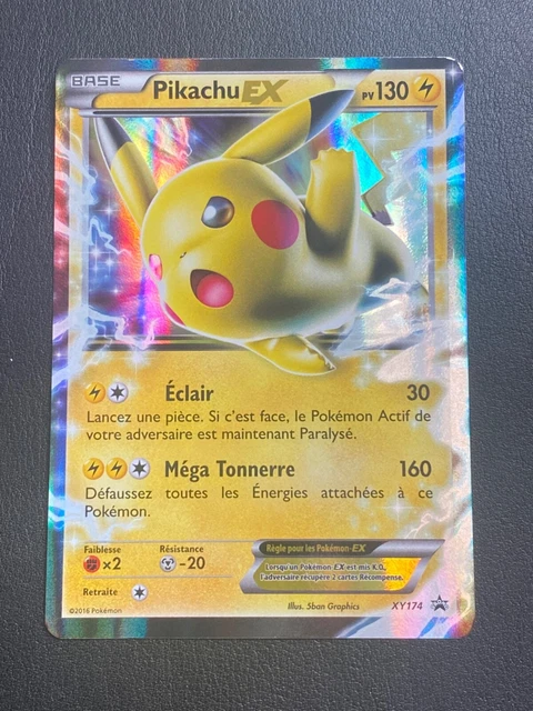 CARTE POKEMON FR Xy Promo - Pikachu Ex Xy174 Promo Ultra Rare - Neuf EUR 19,90 - PicClick FR