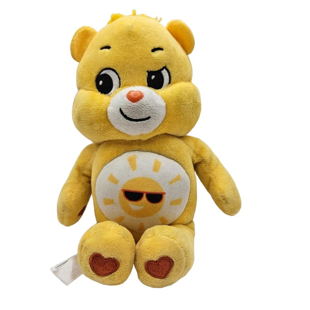 CARE BEARS YELLOW Sunshine Funshine Plush Stuffed Toy Animal 10” 2020 ...