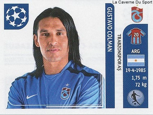 135 GUSTAVO COLMAN # Argentina Trabzonspor Sticker Champions League 2012 EUR 1,99 - PicClick FR