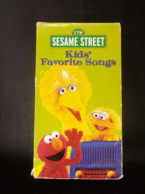 SESAME STREET KIDS Favorite Songs 2 VHS Video Tape 2001 Muppets Sony ...