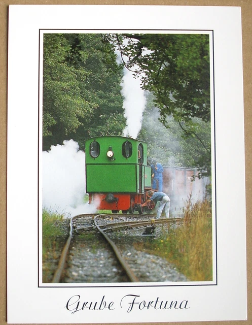 AK SOLMS OBERBIEL Feldbahn-Dampflok Henschel Bergwerk Fortuna Bergbau ...