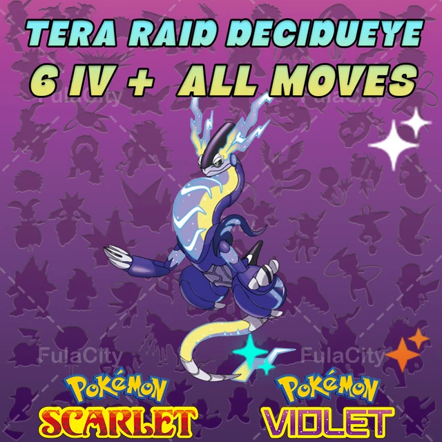 MIRAIDON CUSTOM Tera 6IV/EV Trained Pokemon Scarlet/Violet Lvl 100 ...