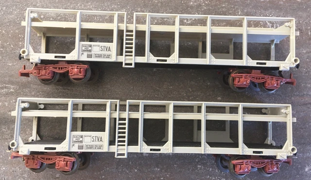 JOUEF, HO, RÉFÉRENCE 6540, SNCF, Porte-Autos STVA, Lot De Deux, Bon État EUR 24,99 - PicClick FR