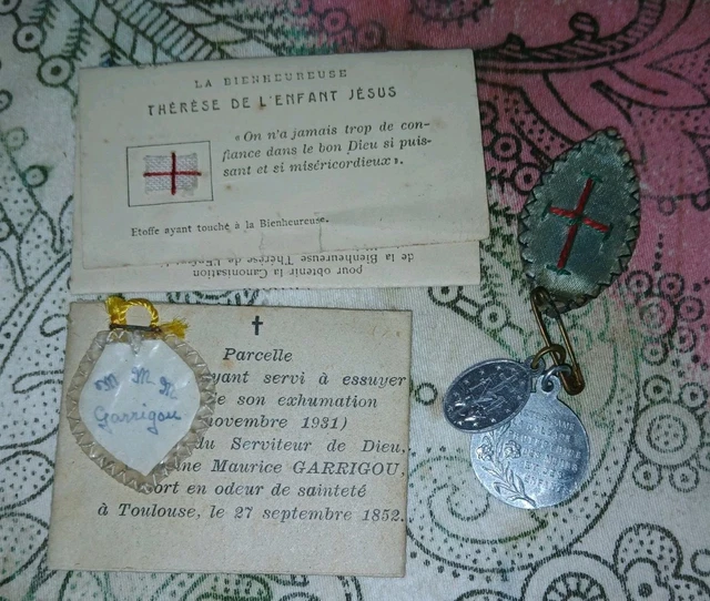 RELIQUE RELIQUAIRE SAINTE-THÉRÈSE De Lisieux Agnus Dei Garrigo ...