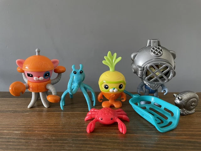 OCTONAUTS TUNIP CRAB Inkling Mimic Octopus Shellington Snail Figure ...