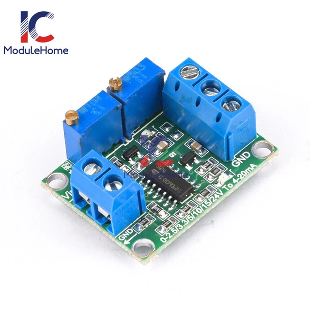 VOLTAGE TO CURRENT Signal 0-2.5V/3.3V/5V/10V/15V/24V to 4-20mA ...