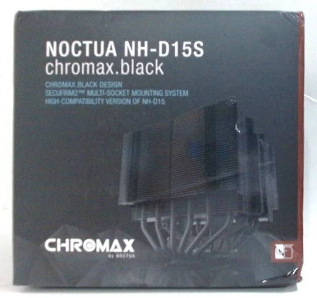 NEW NOCTUA NH-D15S chromax.Black Premium Dual-Tower CPU Cooler $119.95 ...
