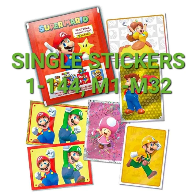 SUPER MARIO PLAYTIME Sticker Collection Stickers (Panini, 2023) *YOU ...