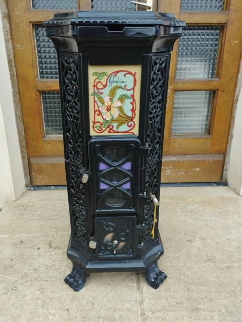 POÊLE GODIN BELLE époque modèle 3736 Emaillé noir NEUF EUR 2.850,00 - PicClick FR