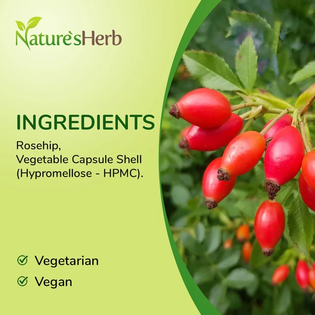 ROSEHIP CAPSULES 7800MG Joint Health Arthritis Support Antioxidant UK £ ...