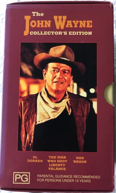 THE JOHN WAYNE Collectors VHS Box Set FREE POST of Three Classic ...