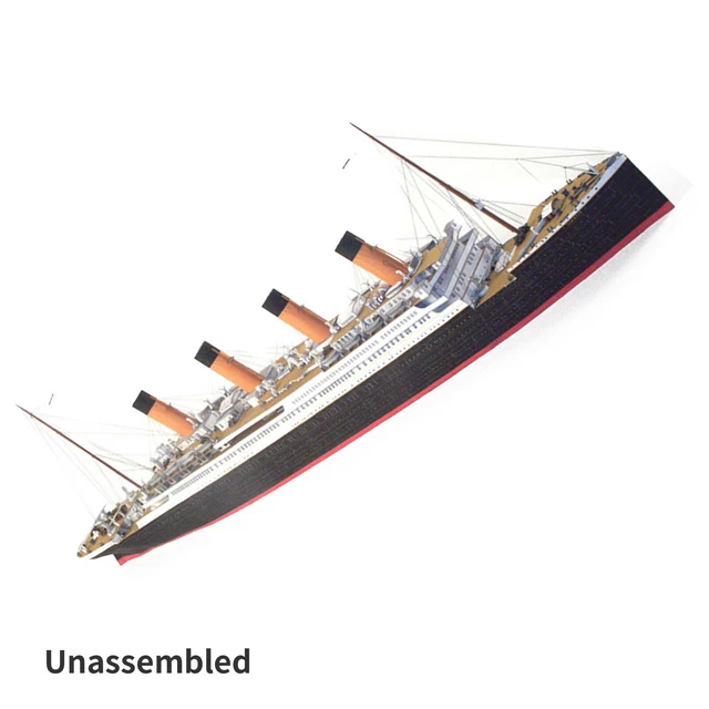 BRITISH TITANIC CRUISE Paper Model Ship Model Craft Model 1/400 ...