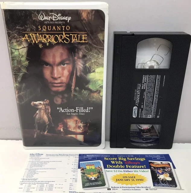 DISNEY SQUANTO: A Warrior’s Tale VHS Video Tape BUY 2 GET 1 FREE ...