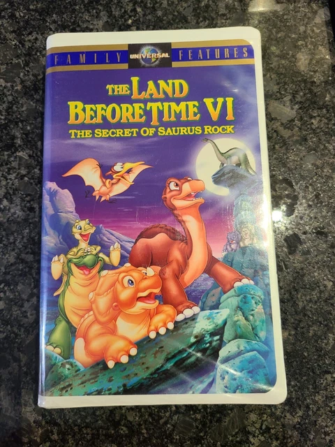 LAND BEFORE TIME VI The Secret of Saurus Rock VHS film à clapet ...