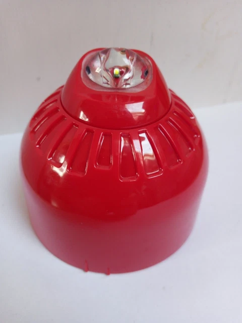 EMS FIRECELL WIRELESS Red Wall Sounder + Beacon FC-323-WA2 Fire Alarm £ ...