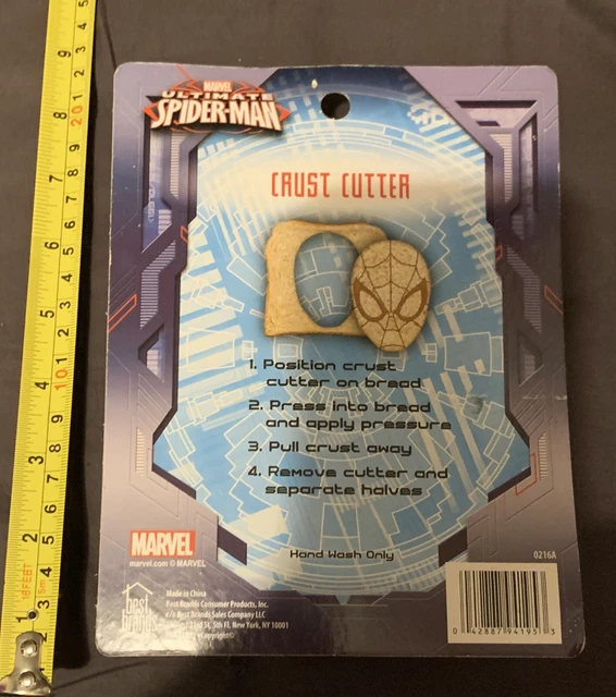 BEST BRANDS MARVEL SPIDER-MAN ultimate sandwich crust cutter $12.00 ...