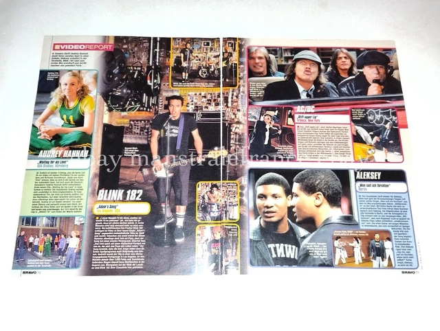 GERI HALLIWELL BLINK 182 AC/DC Angus Audrey Hannah Aleksey clippings ...