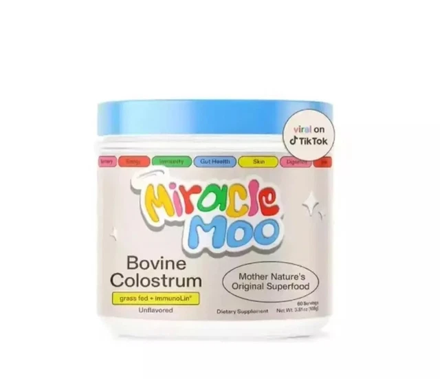 MIRACLE MOO BOVINE Colostrum Supplement £60.00 - PicClick UK