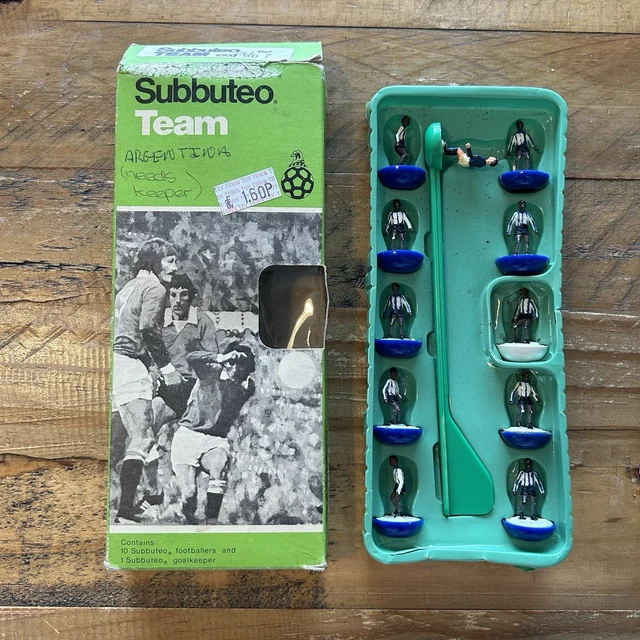 VINTAGE SUBBUTEO TABLE Football Team Set 67 £19.95 - PicClick UK