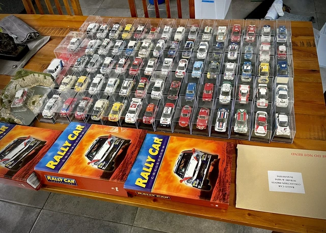 RALLY CAR COLLECTION By De Agostini Full 71 Car Set With Bonus Gifts ...