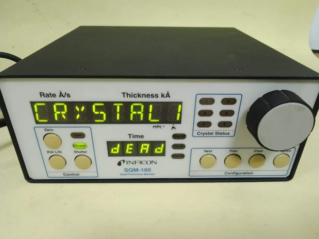 INFICON SQM160-S-2-R MULTI-FILM Rate/Thickness Monitor 0.5A 205V £2,578 ...