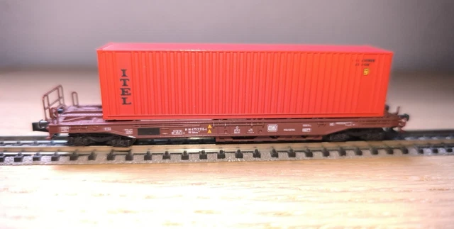 ROCO 25210 EINHEITSTASCHENWAGEN mit Container, Umbau: bitte ...