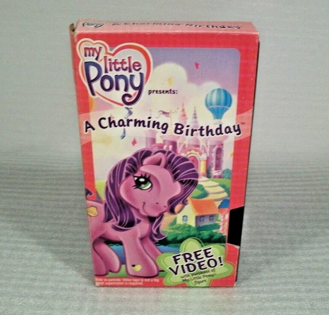 MY LITTLE PONY Hasbro 2003 VHS-A Charming Birthday $9.99 - PicClick CA