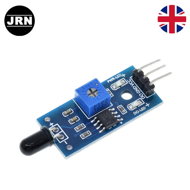 Flame Detection Sensor Ir Module Fire Detector Module For Arduino Raspberrypi Uk £249 Picclick Uk