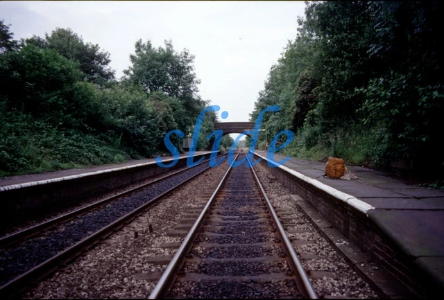 BRITISH RAILWAYS LMS Pleasington Station 1984 Blackburn 1985 Or Slide ...