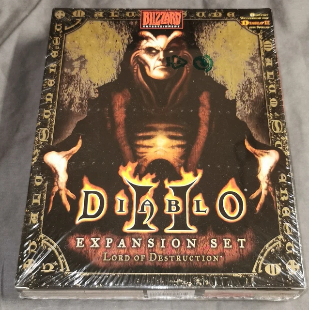 DIABLO II EXPANSION Lord Of Destruction Still Sealed! Blizzard 2001 PC ...